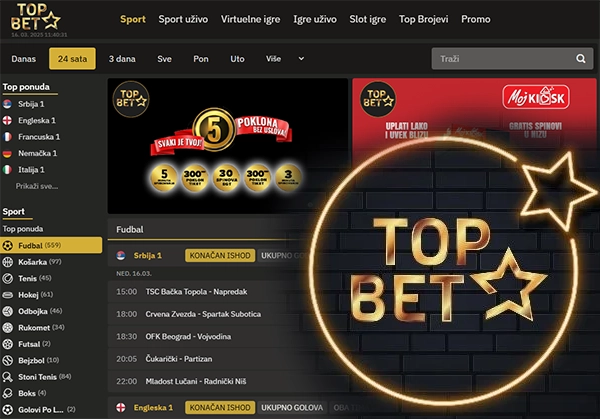 Top Bet Sportska Kladionica Saveti I Prognoze